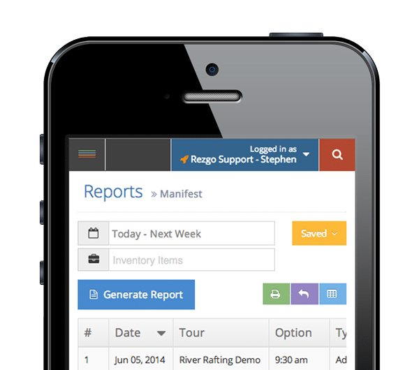 Tour management software reports provide critical information